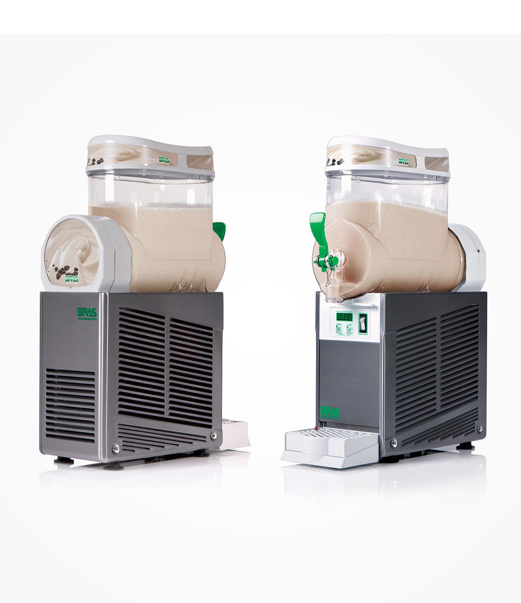 BRAS Quark COMMERCIAL Granita and Frozen Machine Black Model Demo ...
